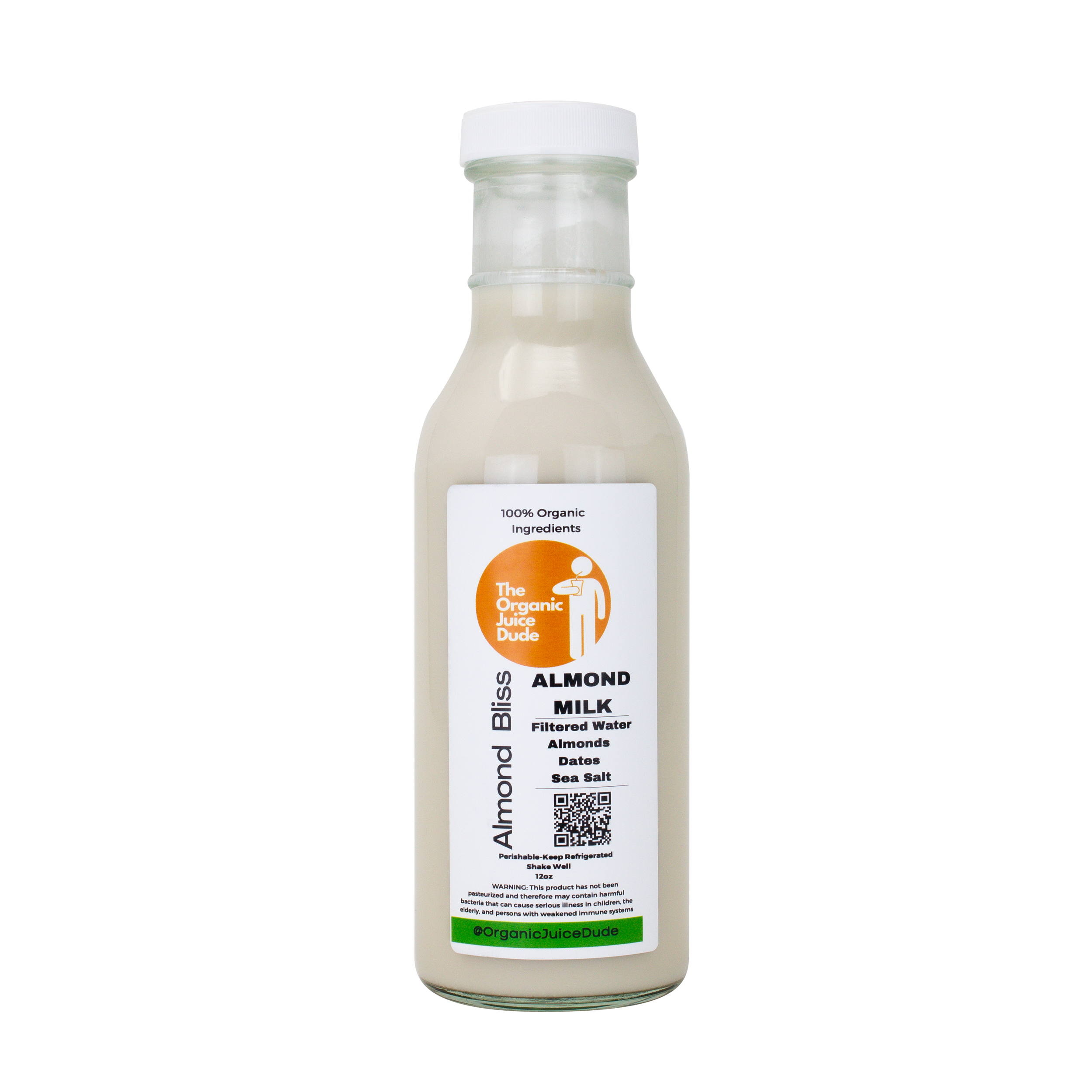 Organic Almond Milk - Organic Juice Dude